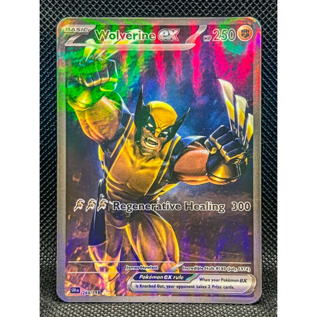 X-Men: Wolverine ex Pokemon Card | Shopee Singapore