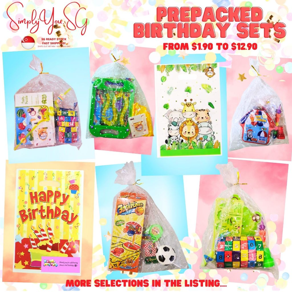 Children Birthday Goodies Bag Party Sets Return Gifts | Shopee Singapore