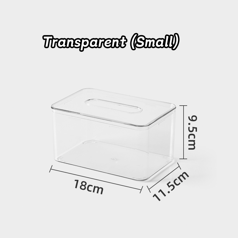 [SG] Acrylic Tissue Box Holder Small Tissue Box Transparent Tissue Box ...