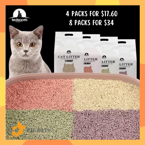 [LOCAL STOCKS] 6L Taotaopets Premium Tofu Cat Litter Low Dust High ...