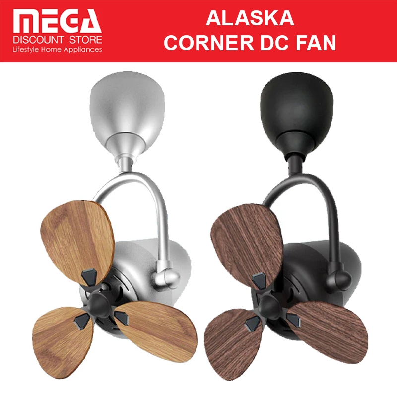 ALASKA ESKYE 15″ CORNER OR WALL DC CEILING FAN | Shopee Singapore