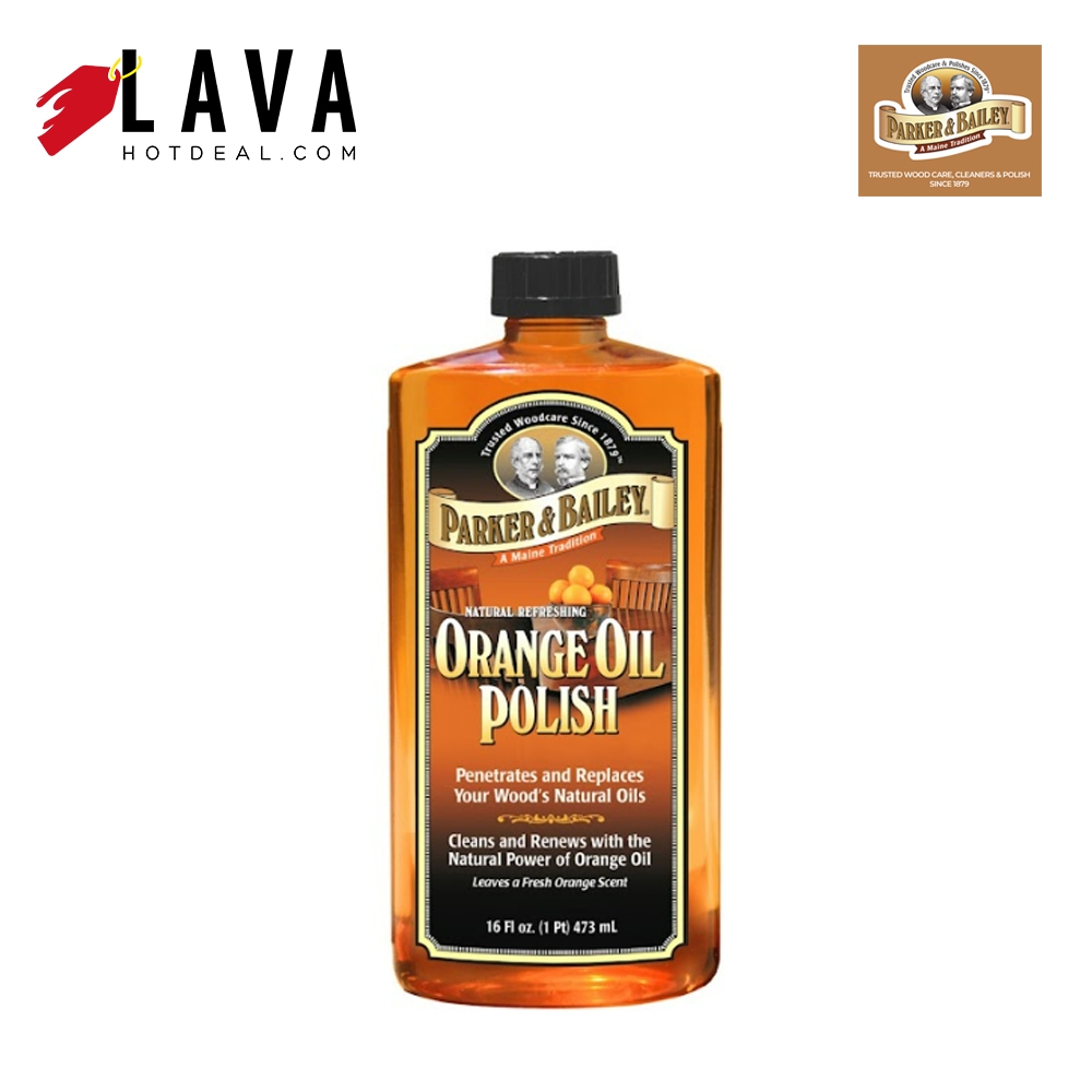 Parker & Bailey Orange Oil Polish, 473ml Penetrates and Replaces Your ...