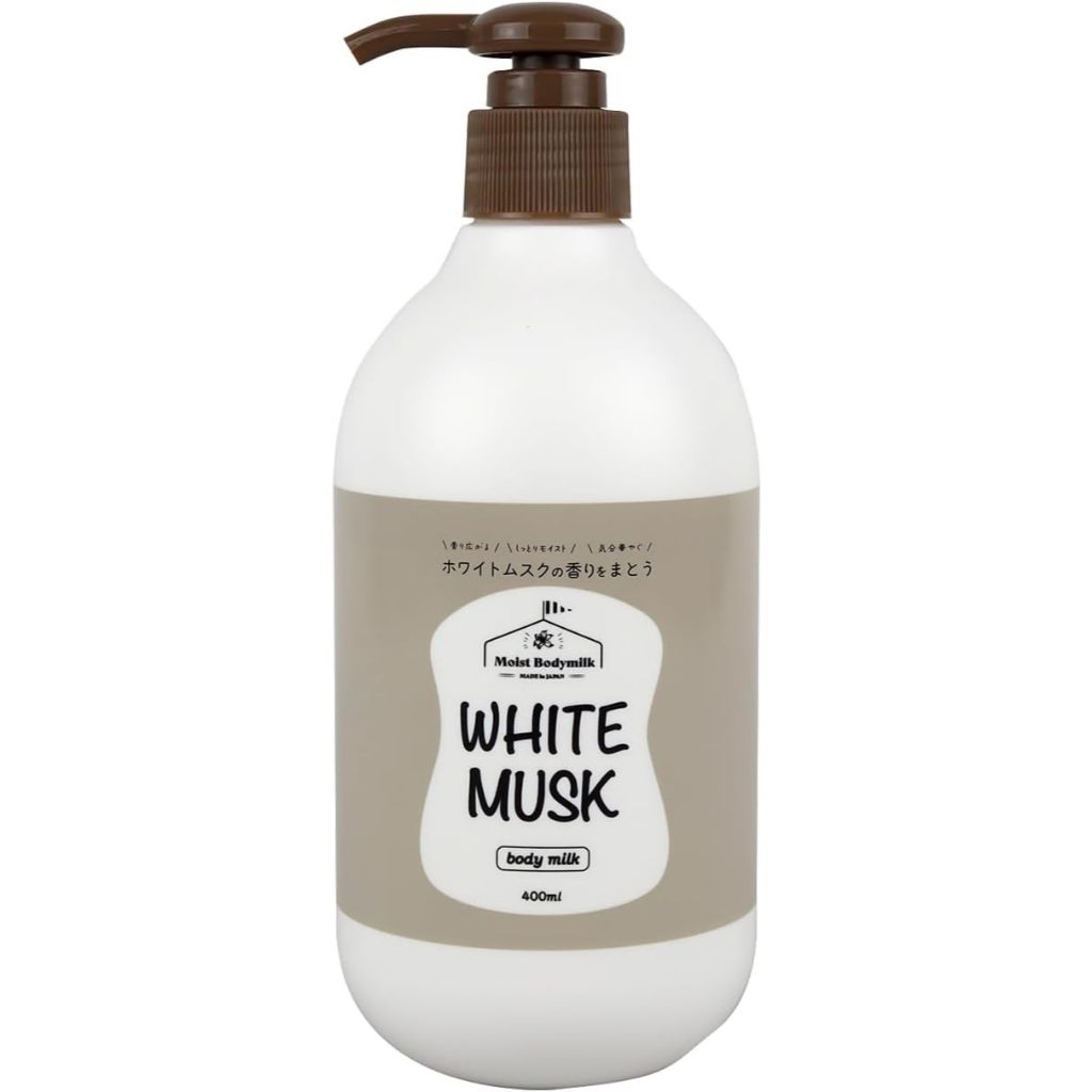 FUJI JAPAN White Musk Body Milk 400ml Weakly Acidic Botanical Extracts ...