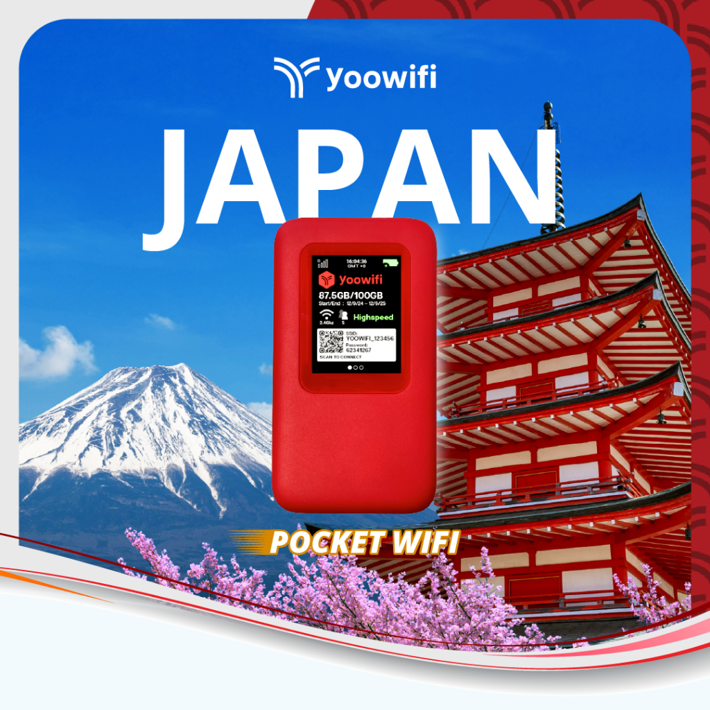 Yoowifi Japan 10GB Unlimited data Pocket Wifi hotspot Rental Travel ...