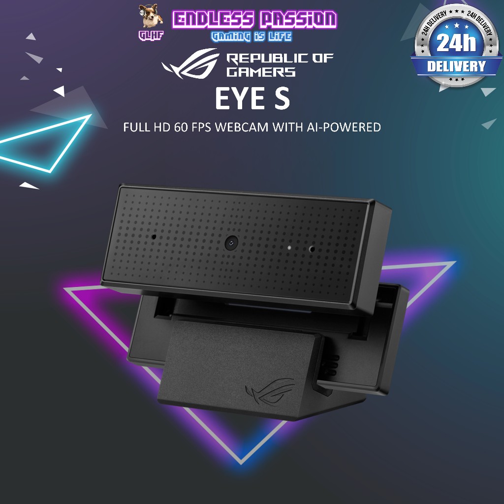 ASUS ROG Eye S Full HD AI Noise-Canceling Gaming Webcam | Shopee Singapore