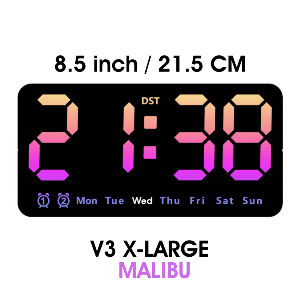 LED Digital Table Clock | Modern Desk Clock for Home & Office (Various ...