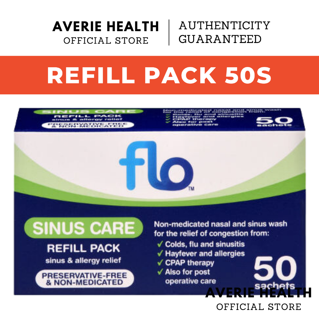 Flo Sinus Care Refill Sachets 50s | Alternative to Neilmed | Shopee ...
