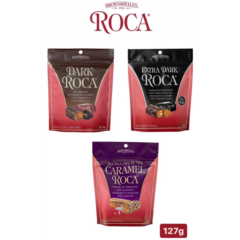 ROCA Brown & Haley ROCA Stand-up Pouch Assorted flavours, Buttercrunch ...
