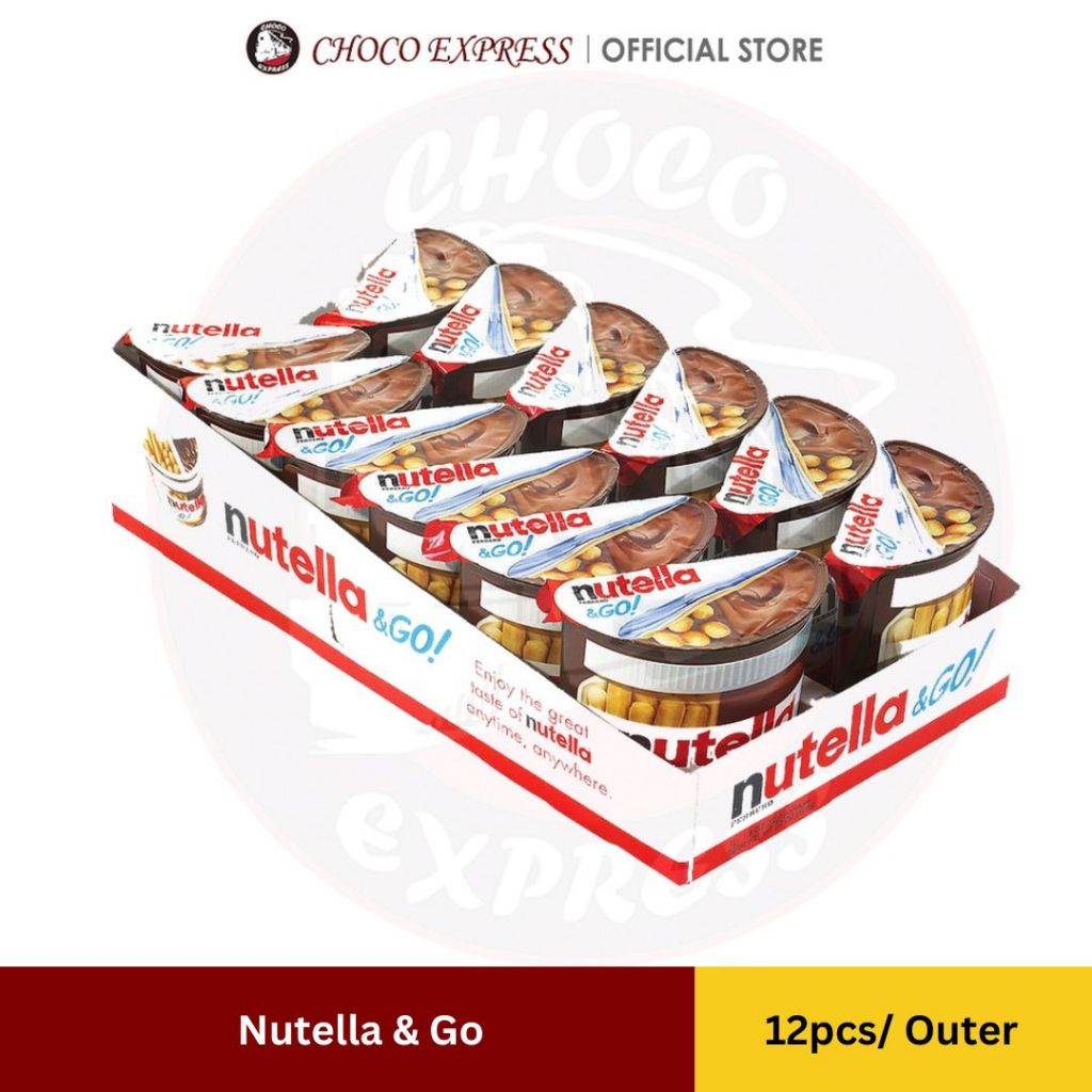 (Carton) CHOCO Nutella & Go 48g| 12pcs per Outer / Product of Italy ...