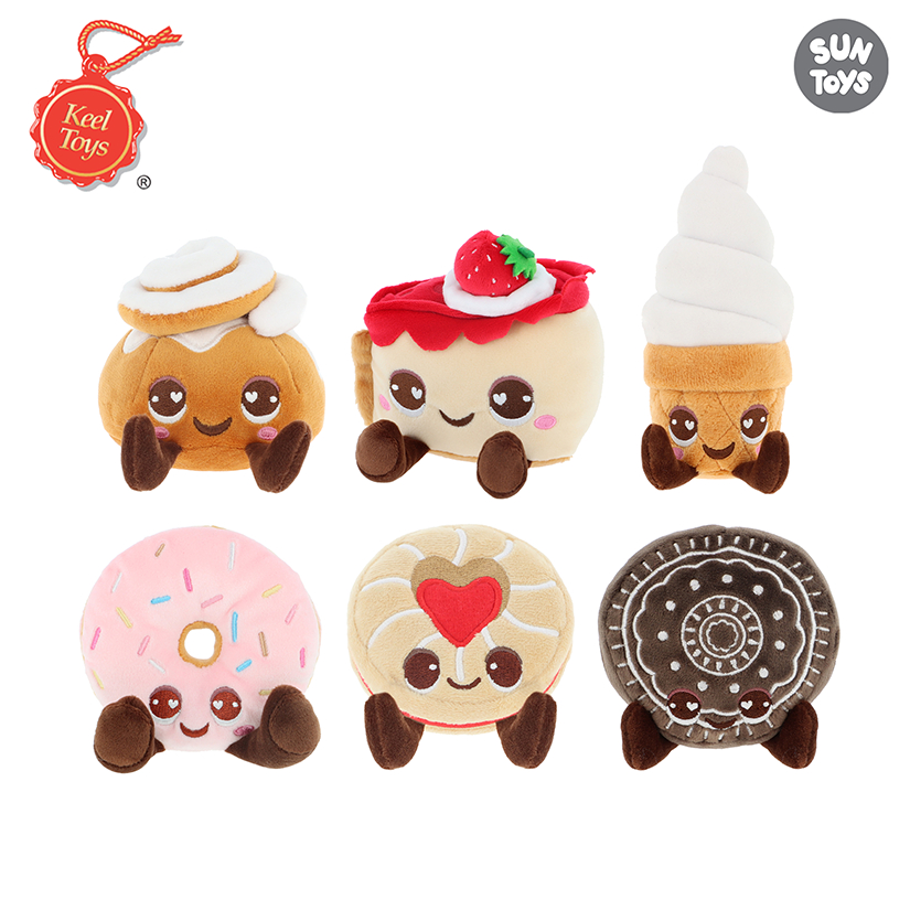 Keel Toys 8cm Bakery Sweet Treats Plush Assorted | Shopee Singapore