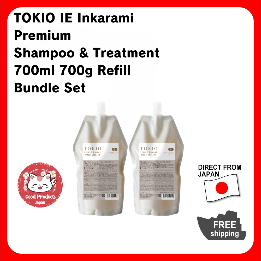 TOKIO IE Inkarami Premium Shampoo & Treatment 700ml 700g Refill Bundle Set | Shopee Singapore