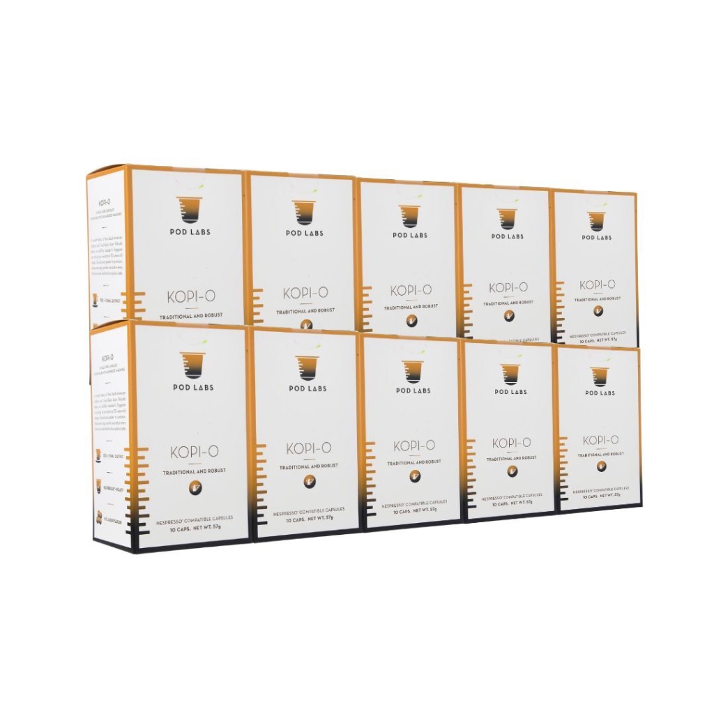 [Bundle Of 10] Pod Labs Nespresso Compatible Kopi-O (10 Capsules) | Shopee Singapore