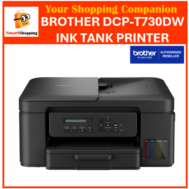 Brother DCP-T730DW Ink Tank Colour Printer Compact size Duplex Printer ...