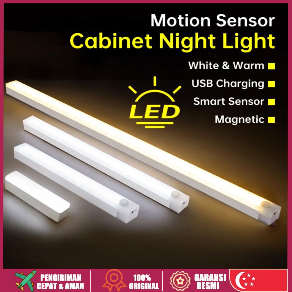 （🔥SG stock🔥）Motion Sensor Night Light Wireless LED Lampu Sensor ...