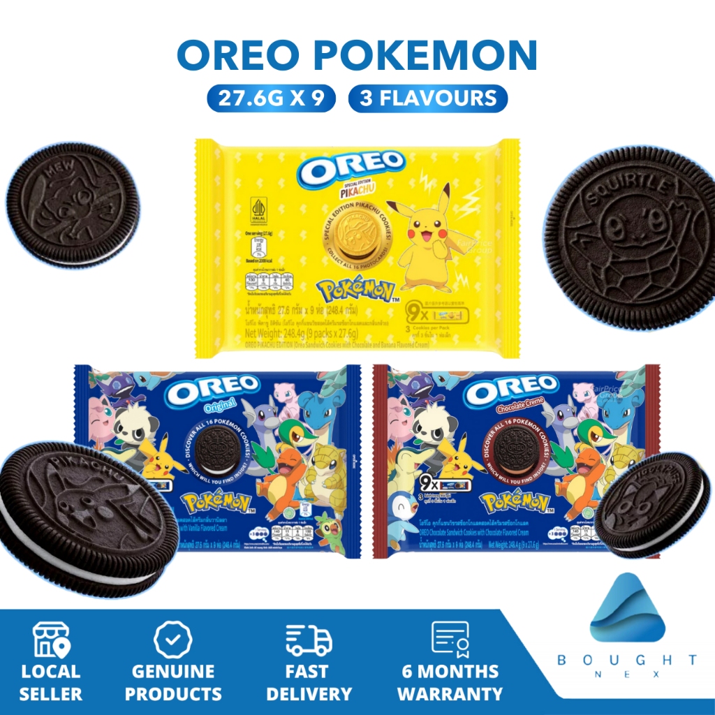 Oreo Pokemon Coca Cola Cookies Limited Edition Cookies Irresistible Fun ...
