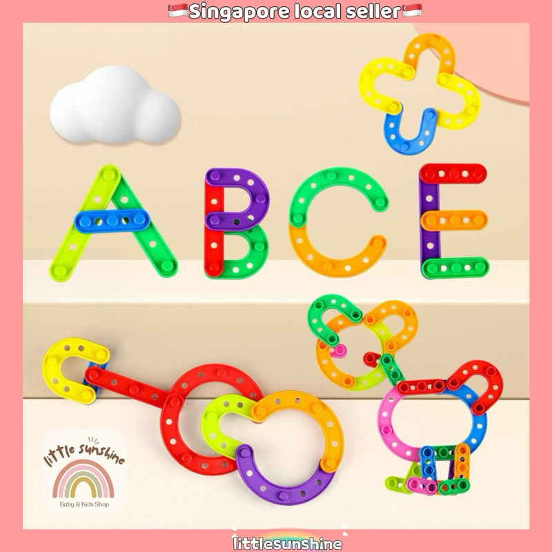 Children Educational Toy Strips Building Blocks Assemble Toy Fine Motor ...
