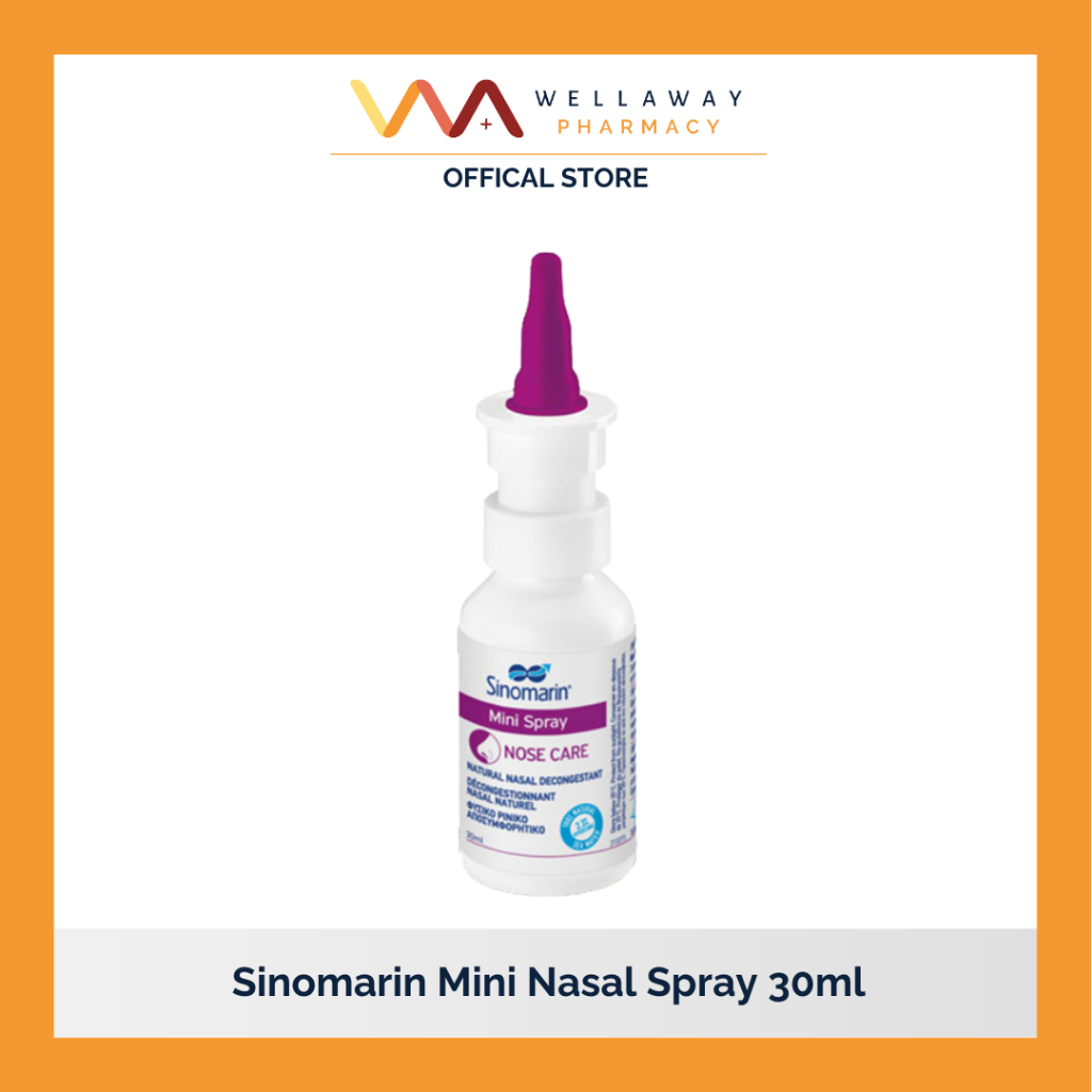 Sinomarin Mini Nasal Spray 30ml [Natural relief of nasal congestion ...
