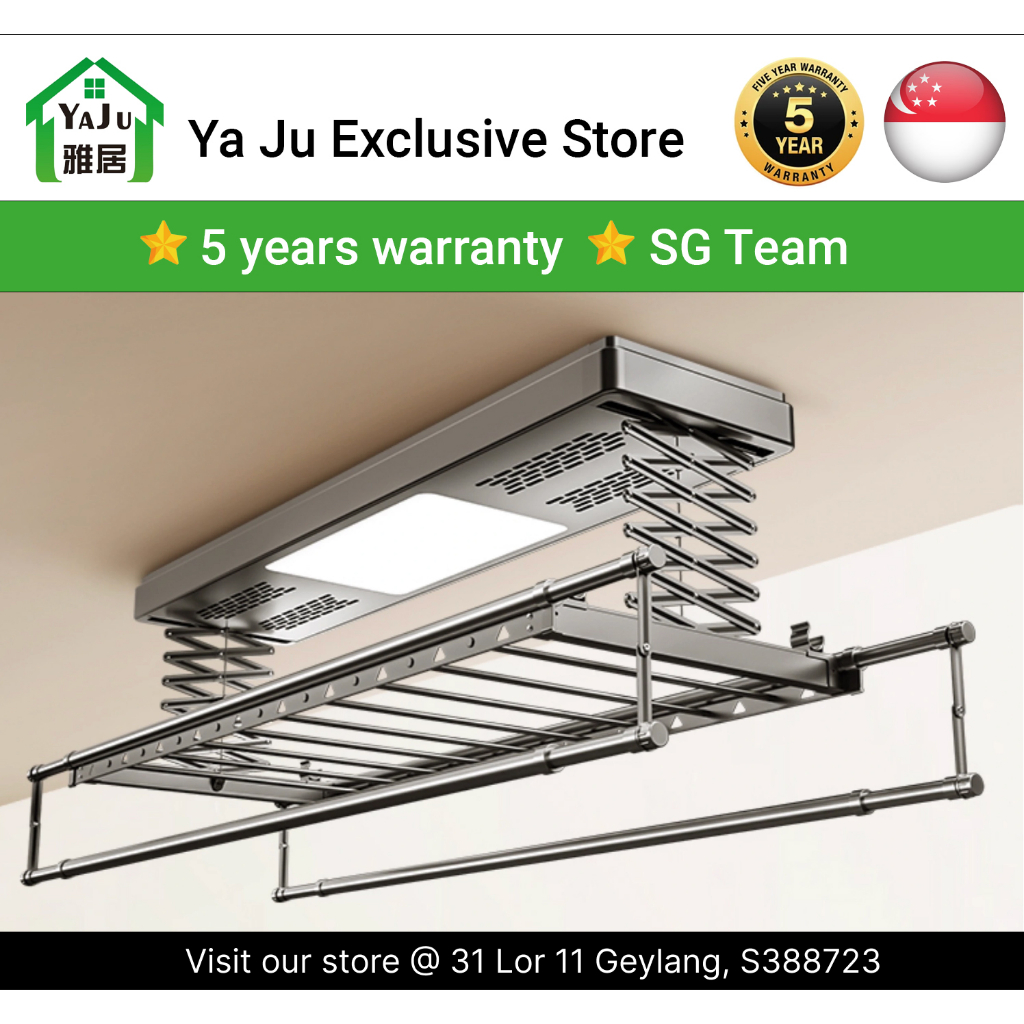 Ya Ju ★SG Store★ Automated Laundry Rack | Smart Drying Rack | Electric ...