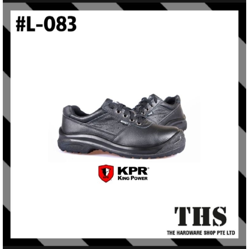 KING POWER （KPR）BLACK LOW-CUT LACE-UP SAFETY SHOES (L-083) | Shopee ...