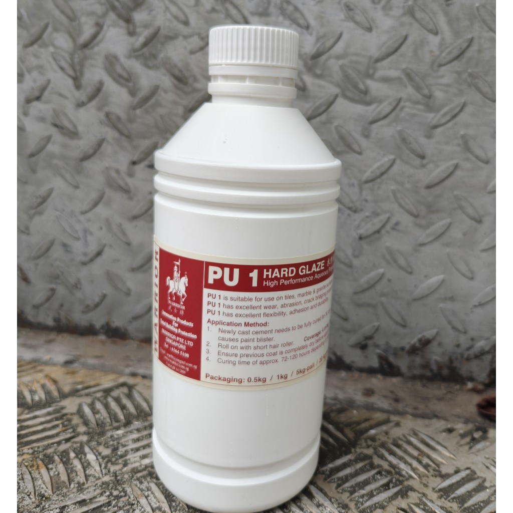 PU 1 Hard Glaze - Polyurethane Clear & Glossy Floor and Wall Coating ...