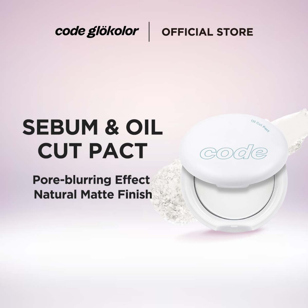CODE GLOKOLOR Oil-cut Pact | Shopee Singapore