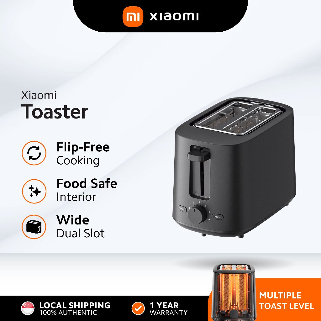 Xiaomi Toaster | Smart Digital Timer, 4 Browning Settings, Even Heating ...