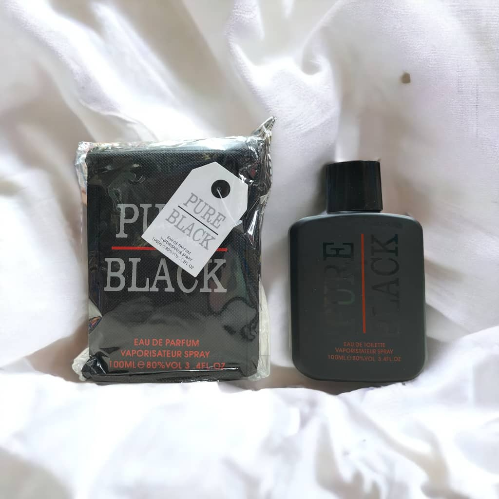 Perfume Pure Black Men 100ml EDP Perfume Sprey-100ML EDP | Shopee Singapore