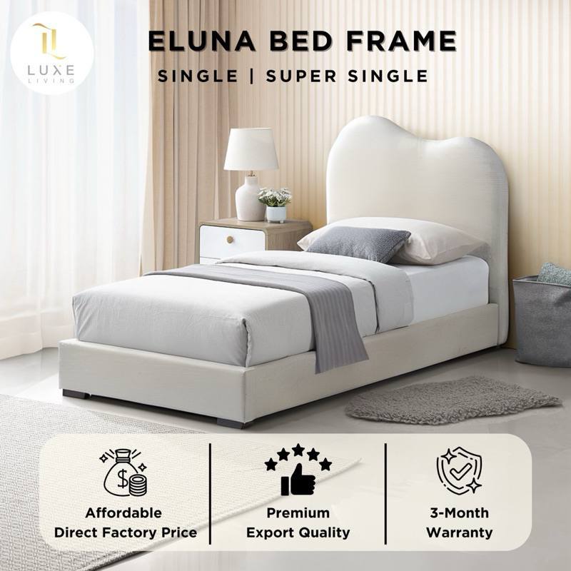 Luxe: Eluna Bed Frame | Single & Super Single | Simple | Modern ...