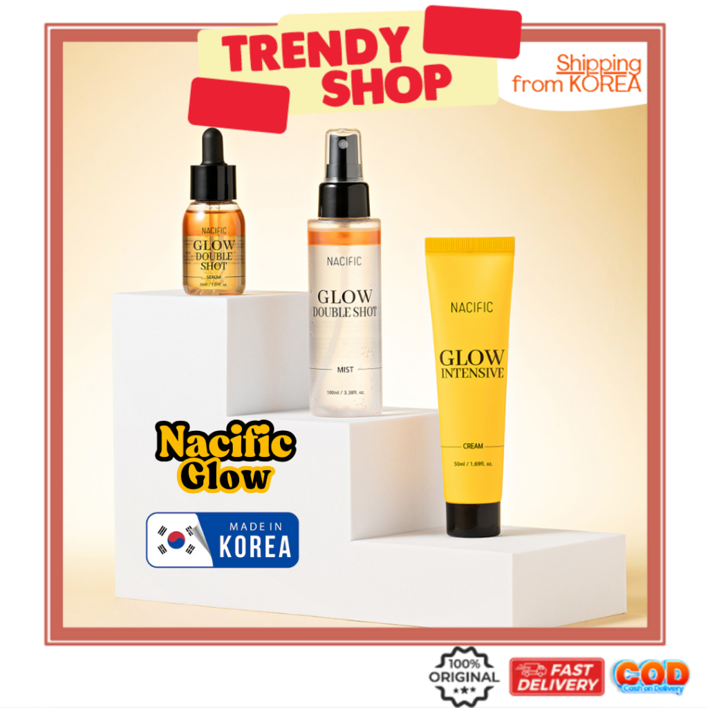 NACIFIC GLOW Intensive Cream 50ml, Double Shot Mist 100ml, Double Shot ...