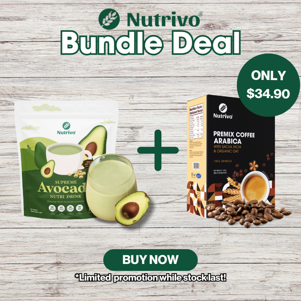 [HALAL] Nutrivo Supreme Avocado Nutri Drink (30g x 12 Sticks) | Shopee ...