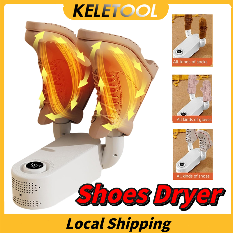 Sg Local Stock Shoes Dryer Rack Machine Folding Drying Shoe Heater Foot ...