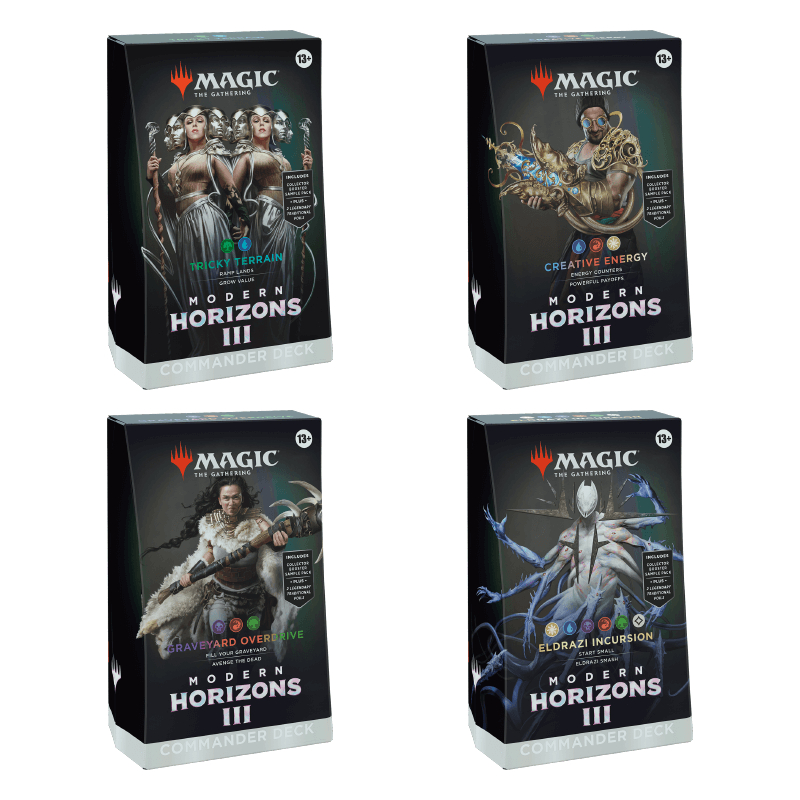 Magic the Gathering MTG Modern Horizons 3 Commander Decks (Set of 4 ...