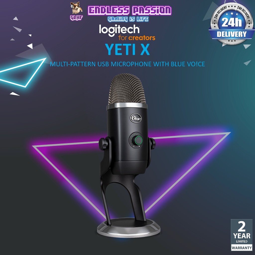 Blue Yeti X Professional USB Microphone For Gaming, Streaming And ...