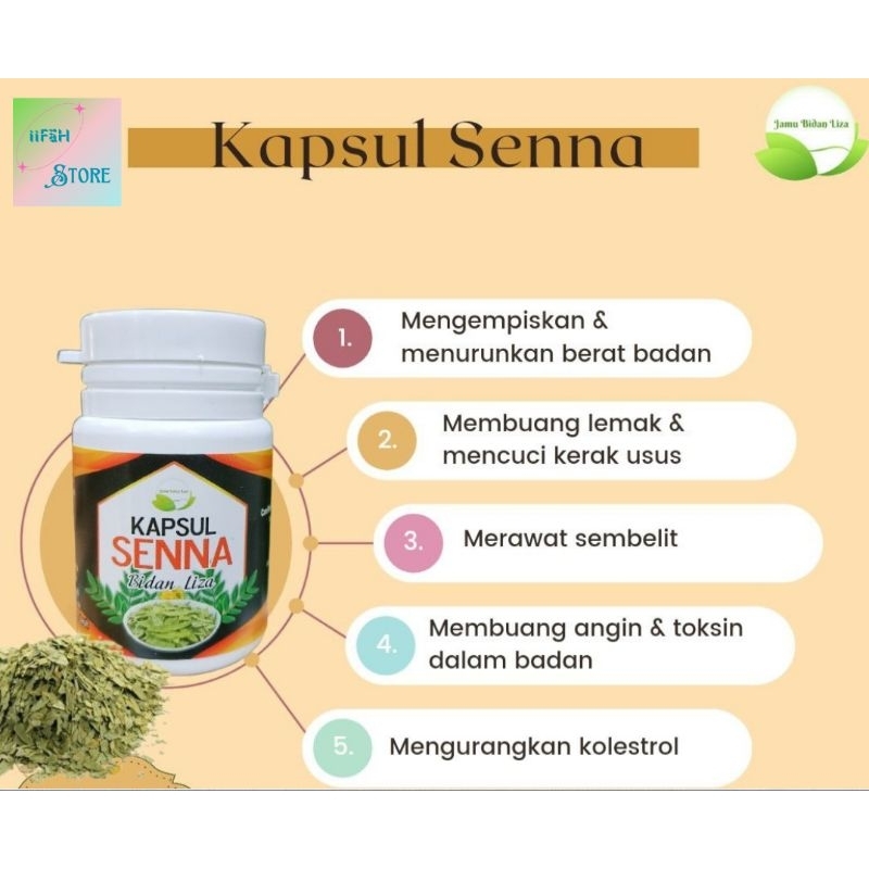 [SG Instock] Kapsul Senna 30 biji. Senna Capsule 30s. Detox , Weight ...