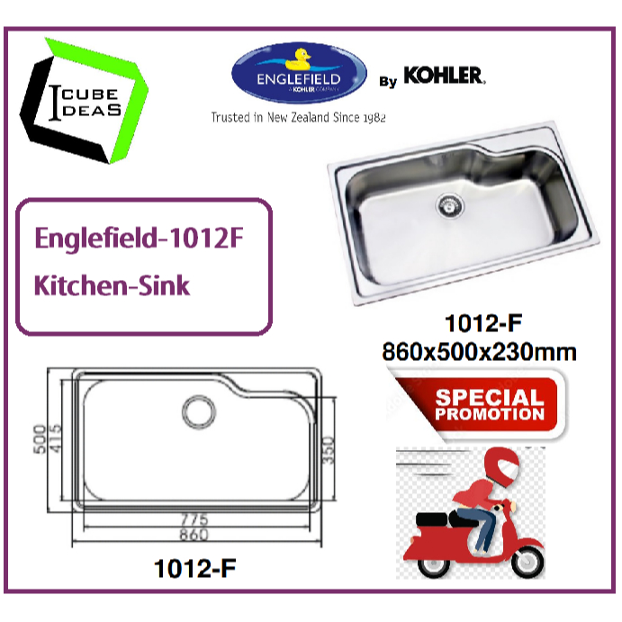 Englefield-1012F-Kitchen-Sinks | Shopee Singapore