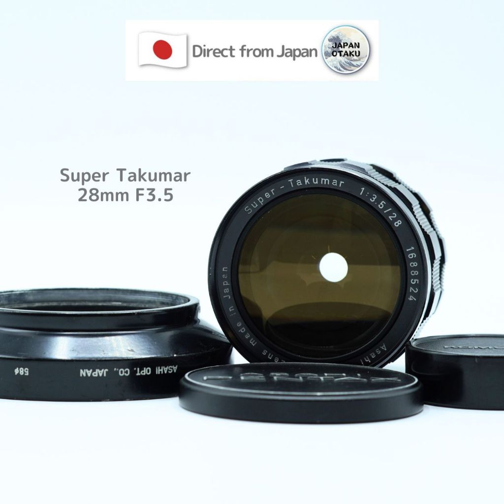 [Used in Japan] " Vintage Lens " Super Takumar 28mm f/3.5 Pentax ...