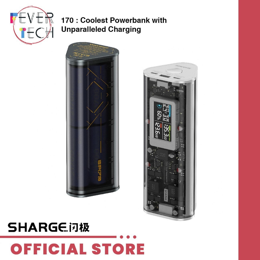 Shargeek/Sharge 170: Coolest Powerbank with Unparalleled Charging | 3 ...