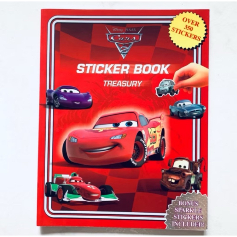 [SG STOCK] Over 350 Stickers Disney Pixar Cars 2 Book | Shopee Singapore