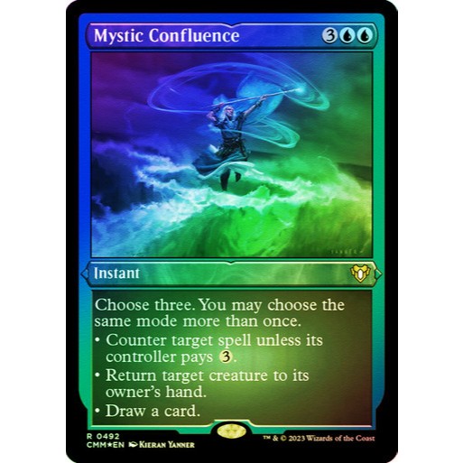 MTG Commander Masters - Mystic Confluence (Foil-Etched) | Shopee Singapore