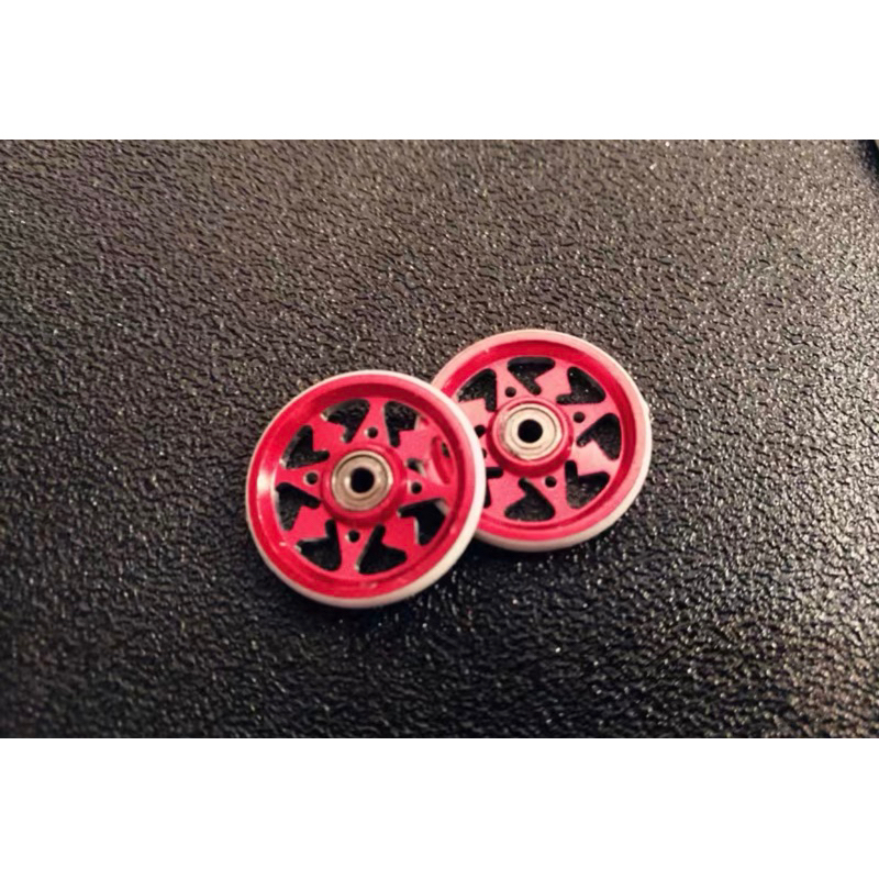 tamiya / mini 4wd 19mm aluminium roller with plastic ring (rep ...