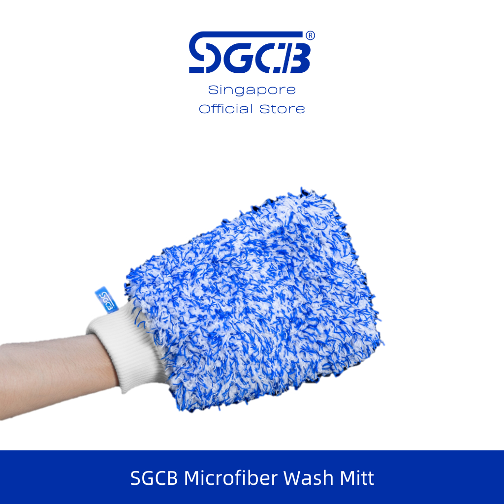 SGCB Microfiber Wash Mitt • Wash Pad • Car Wash • Car Sponge • Car ...