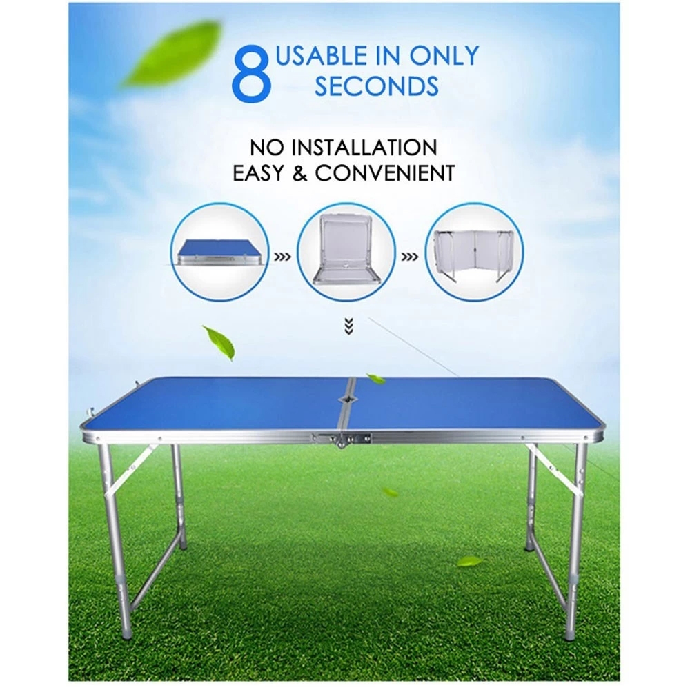 (NEST) PORTABLE ALUMINIUM FOLDING TABLE Outdoor | Foldable Table | Fold ...