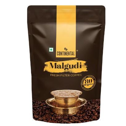 Continental Malgudi Filter Coffee Powder | 500gm Coffee Pouch | 80% ...