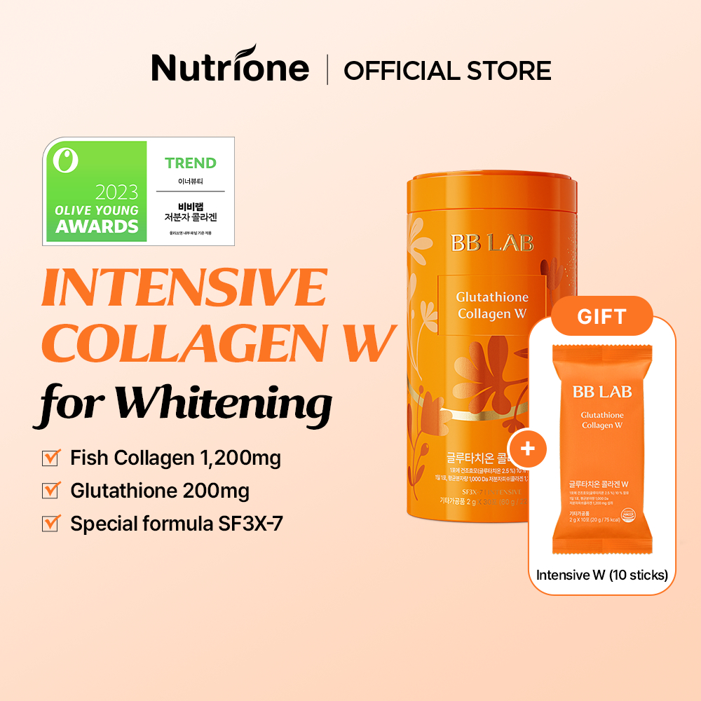 NUTRIONE BB LAB Intensive Glutathione Collagen W (2g x 30 sticks) + FREE 10 Sticks | Shopee ...