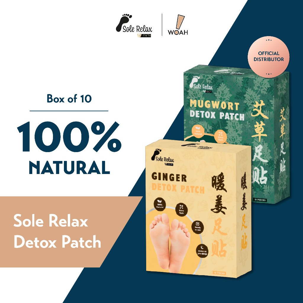 Sole Relax Detox Patch (Box of 10) | Shopee Singapore