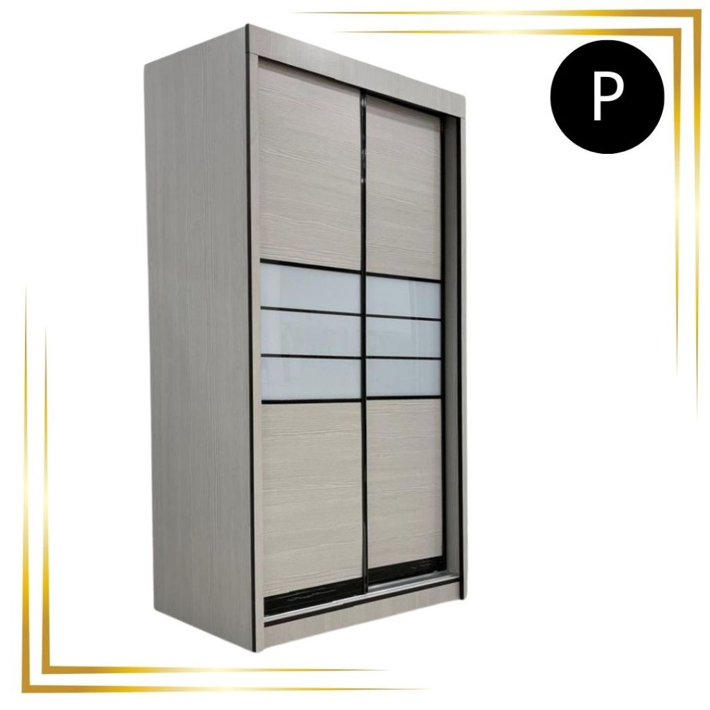GR Furniture 4 Feet Solid Sliding Door Wardrobe | Shopee Singapore