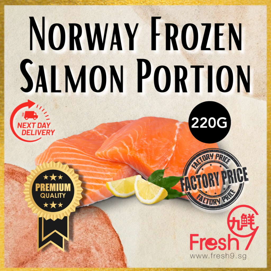 [Fresh9] AAA Atlantic Salmon Fillet Steak (220g, 1pc) Fish Seafood ...