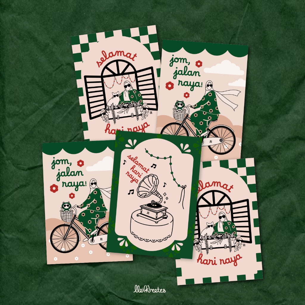 Hari Raya Green Money Packet, Sampul Duit | Shopee Singapore