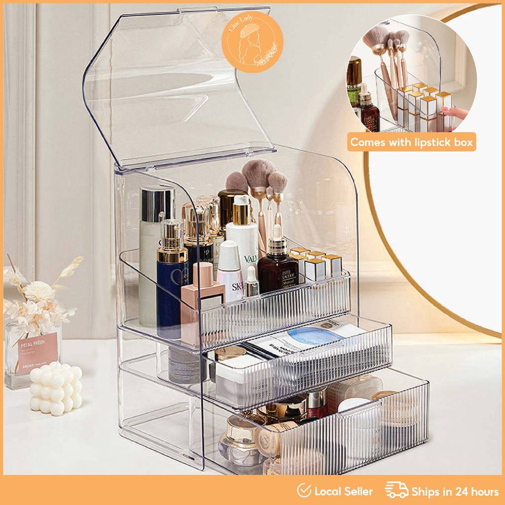 Cosmetic Makeup Organizer Skincare Organiser Cosmetic Storage Box for ...