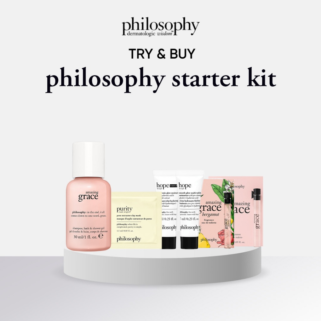 [6.6 Exclusive] [try & buy] philosophy starter kit (6-pc pore ...